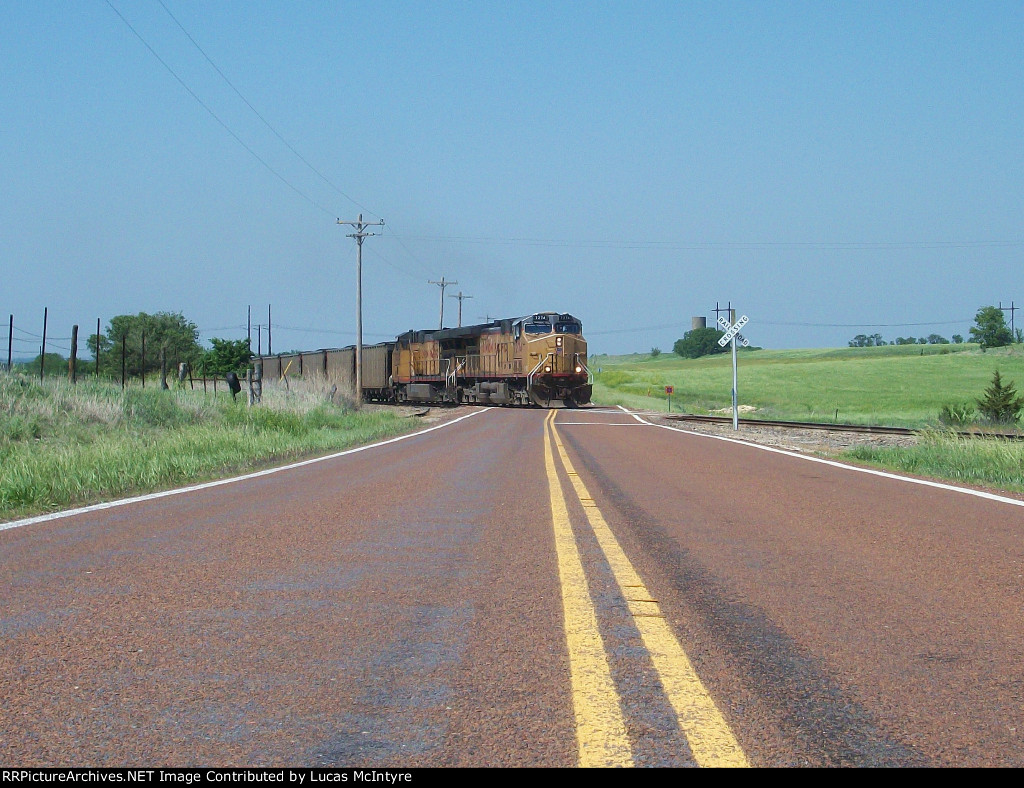 UP 7274 eastbound UP loaded coal train